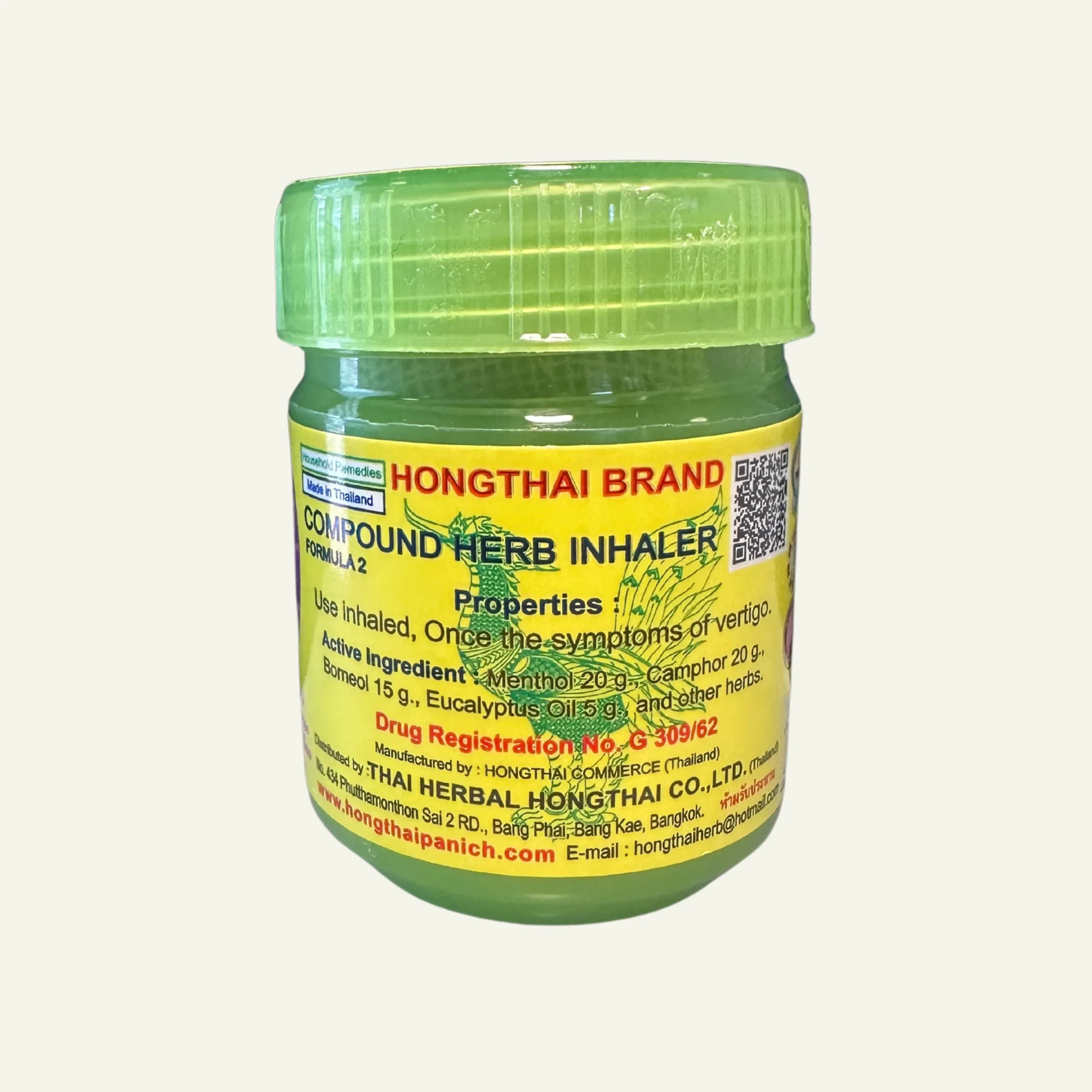 Hong Thai Herbal Inhaler Green Australia